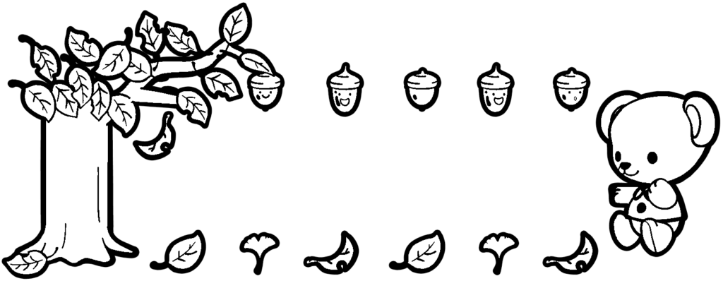 title_november_tree | 保育園・幼稚園のおたよりフリー素材「いらすとびより」